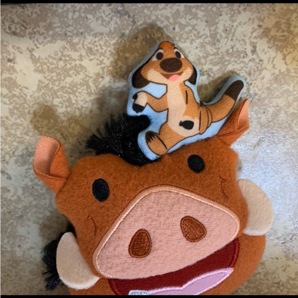 Disney | Toys | New Timon And Pumbaa Vhs Plush Disney The Lion King ...